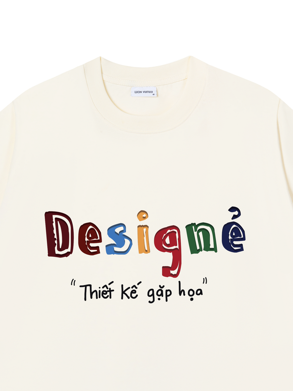 Áo Thun Designer Thiết Kế Gặp Họa – Luon Vuituoi